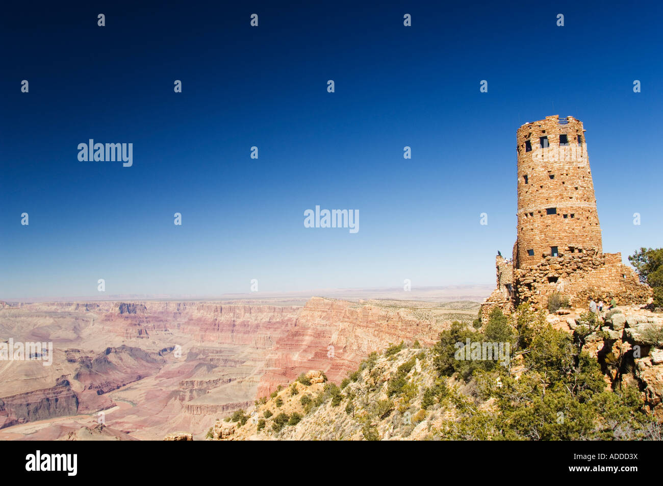 USA Arizona Grand Canyon South Rim Watch Tower Stock Photo - Alamy