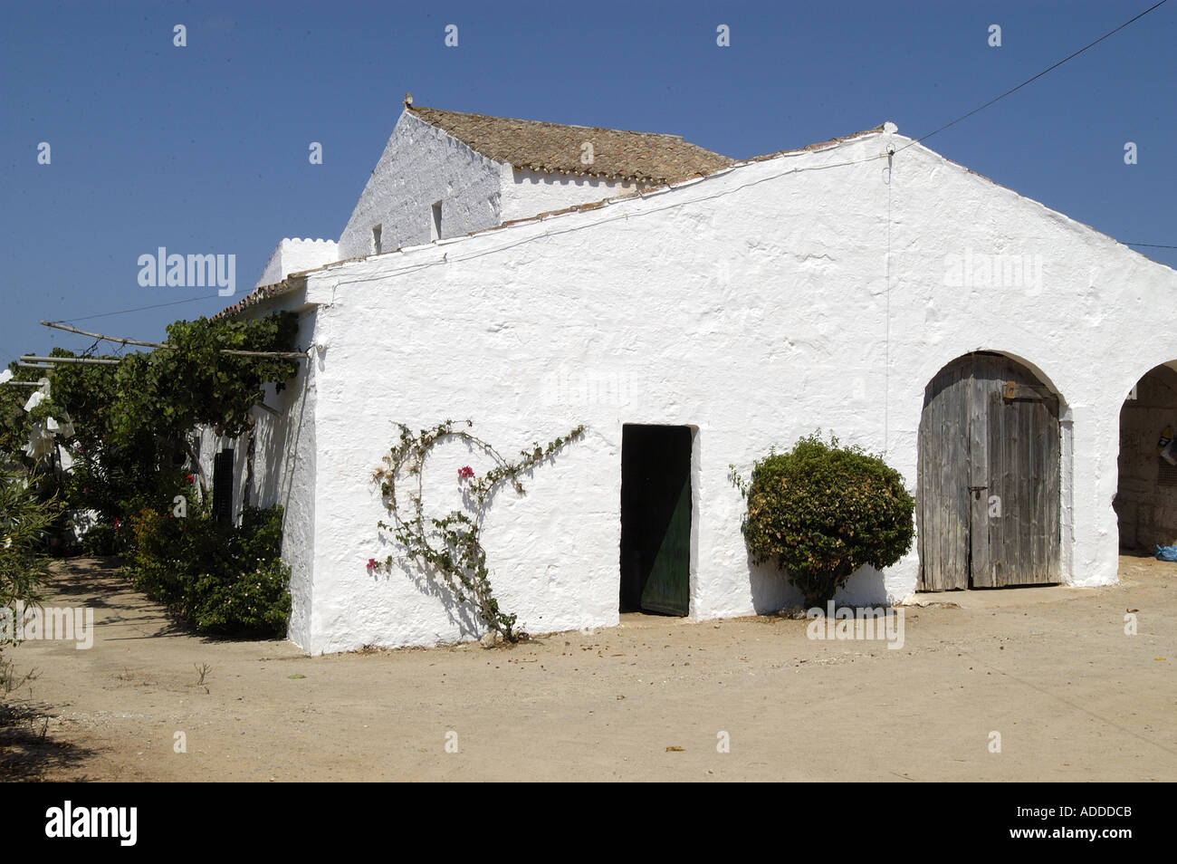 Architecture detail Minorca Menorca Spain Europe Mediterranean Sea ...