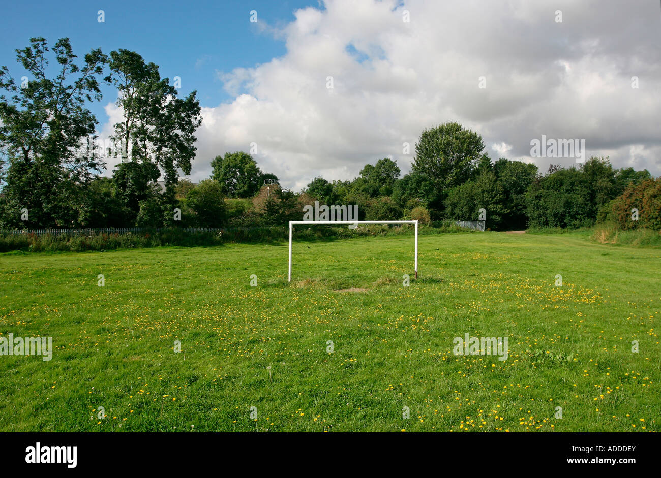Abandoned football pitch hi-res stock photography and images - Alamy