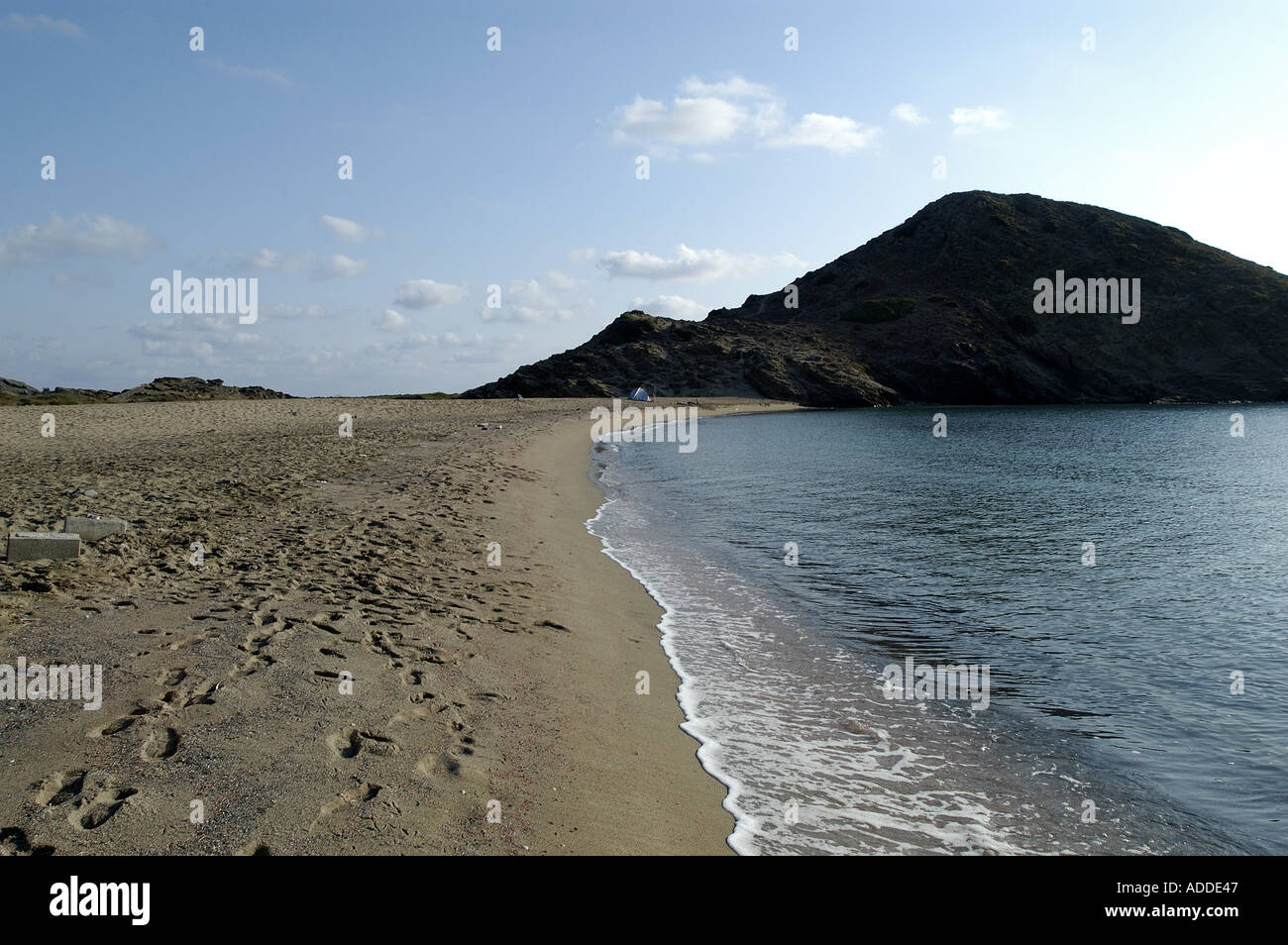 Sa Mesquida Mahon Mao Menorca Coast Minorca Spain Europe Mediterranean ...