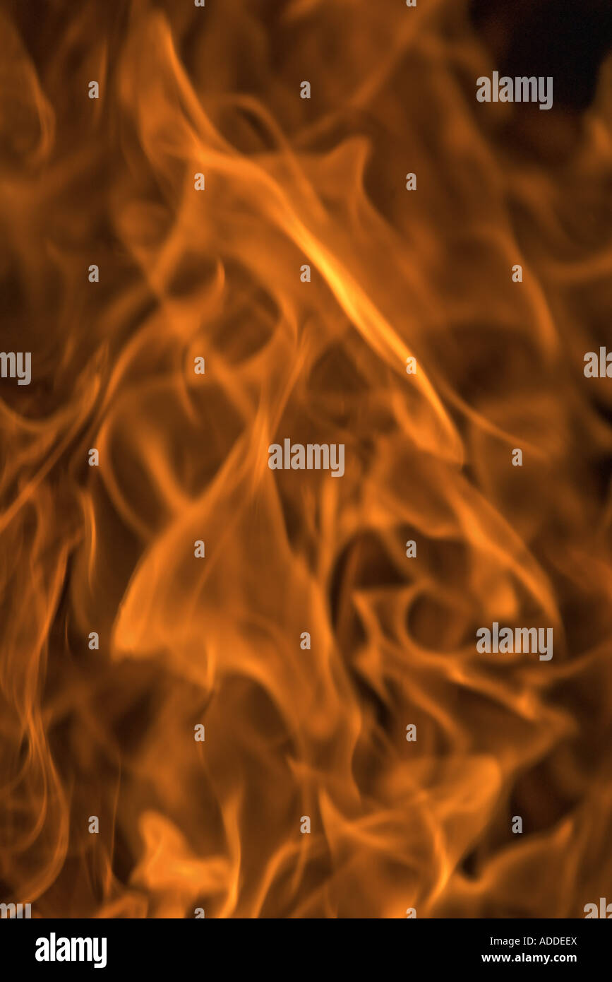 Flames, full frame Stock Photo - Alamy