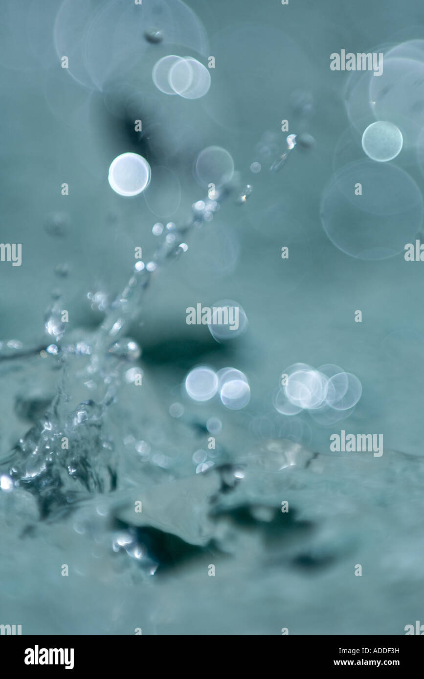 Water splashing, extreme close-up Stock Photo - Alamy