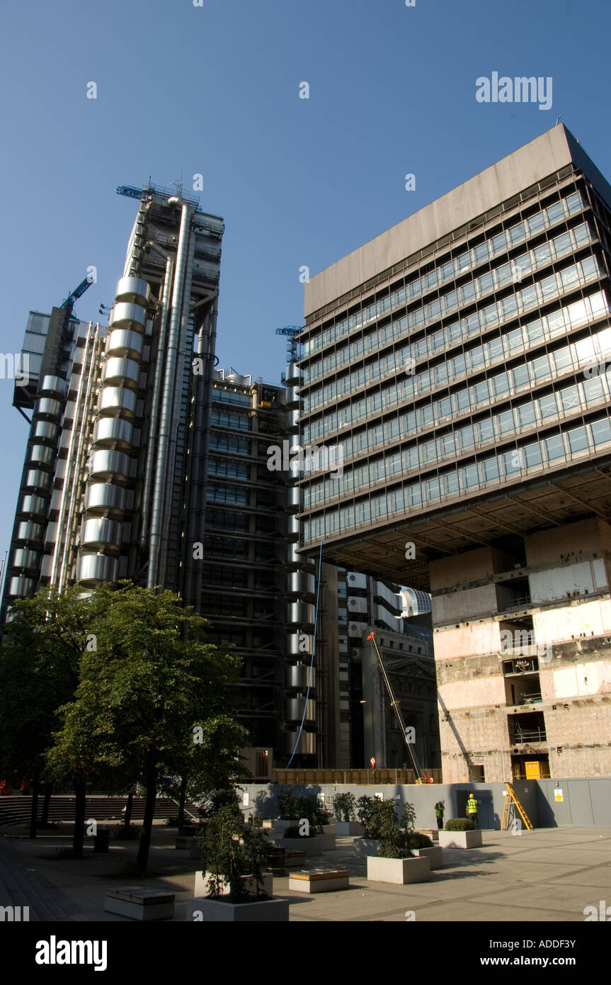 office redevelopment in the city of london august 2007 Stock Photo - Alamy