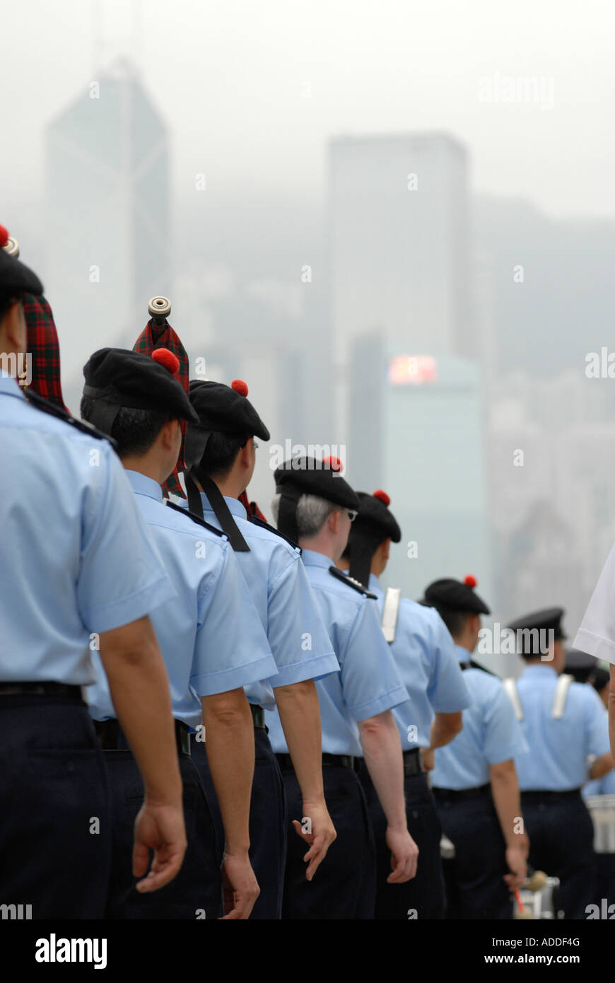 Police hong kong parade hi-res stock photography and images - Alamy