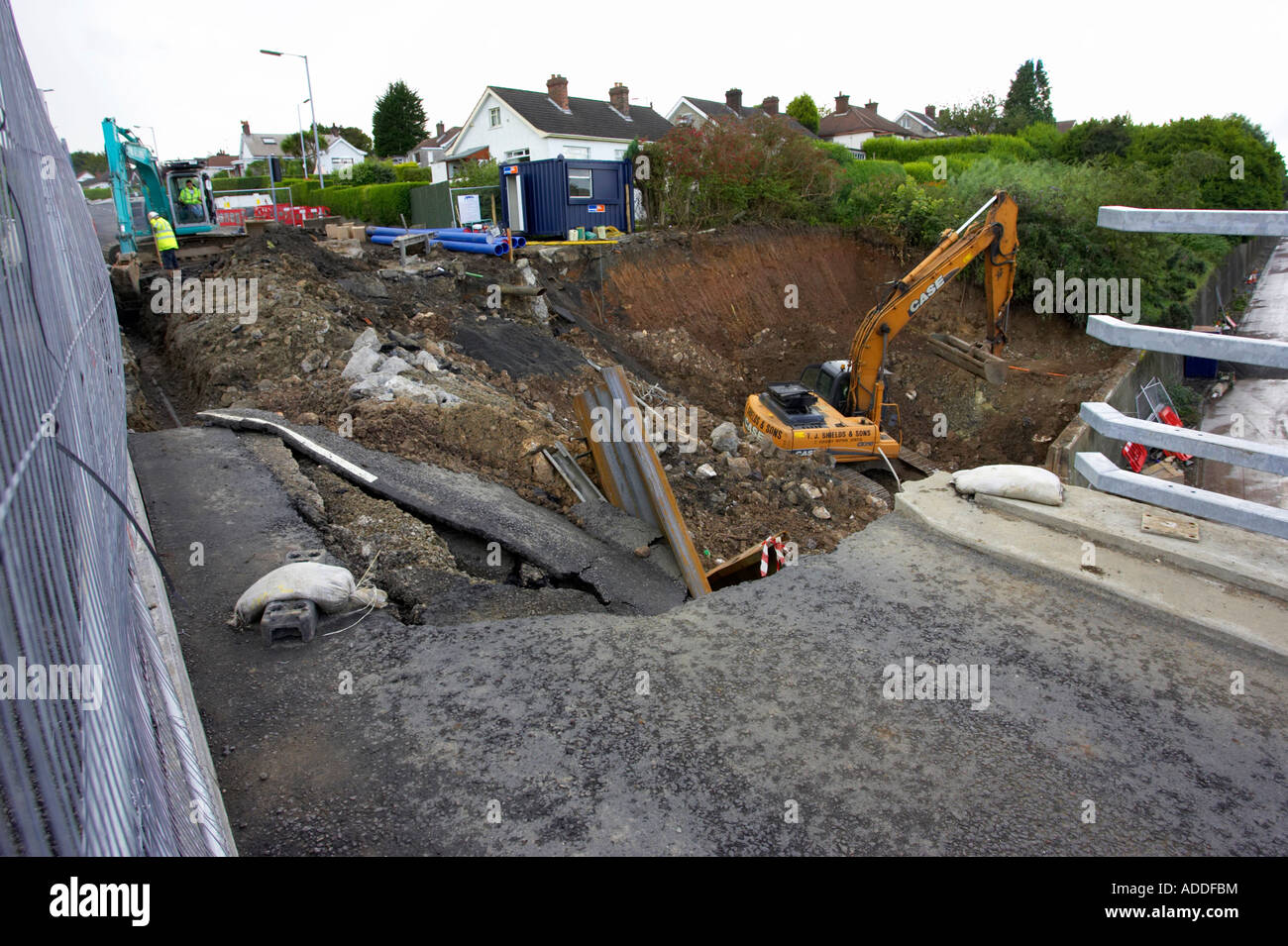 Road Subsidence High Resolution Stock Photography and Images - Alamy