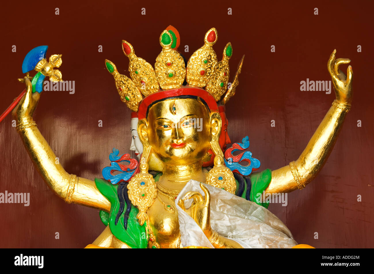 Statue of Parnashavari in the Yuan Dynasty Miaoying White Dagoba Temple ...