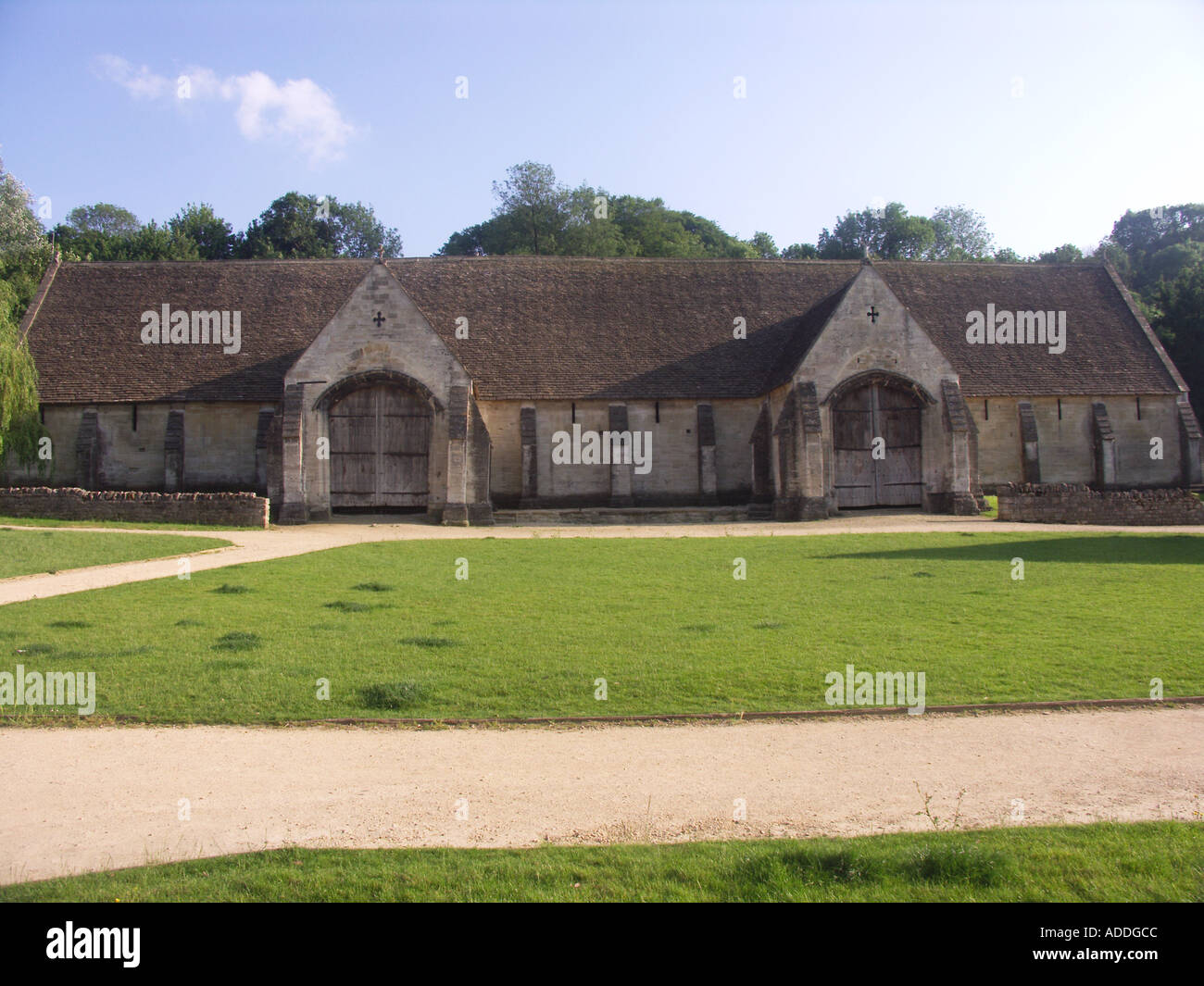 Fourteenth century tithe barn Bradford on Avon Wiltshire England Stock ...
