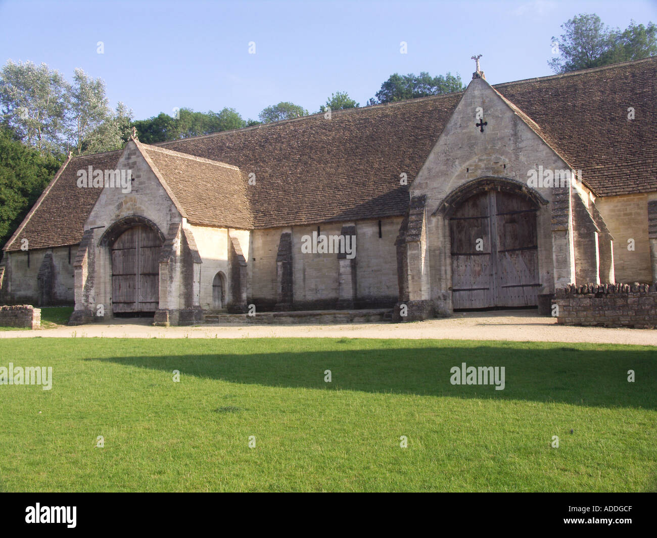 Fourteenth century tithe barn Bradford on Avon Wiltshire England Stock ...