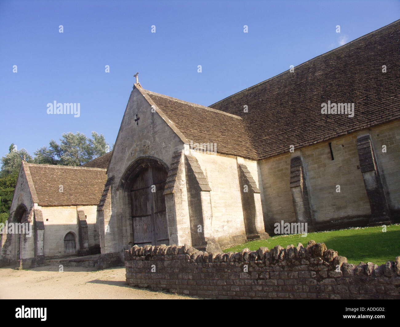 Fourteenth century tithe barn Bradford on Avon Wiltshire England Stock ...