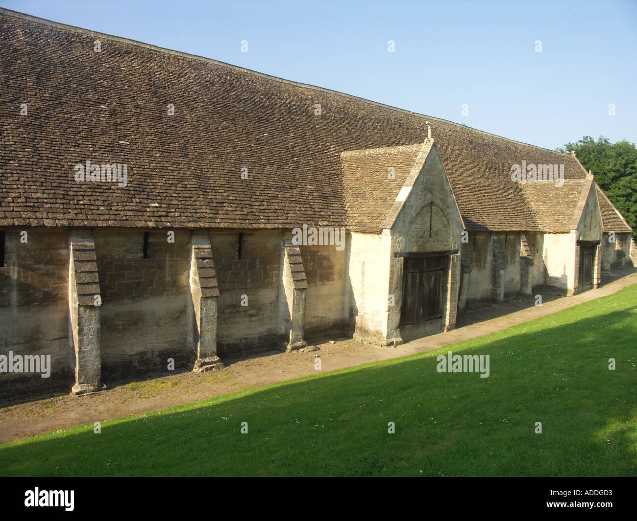 Fourteenth century tithe barn Bradford on Avon Wiltshire England Stock ...