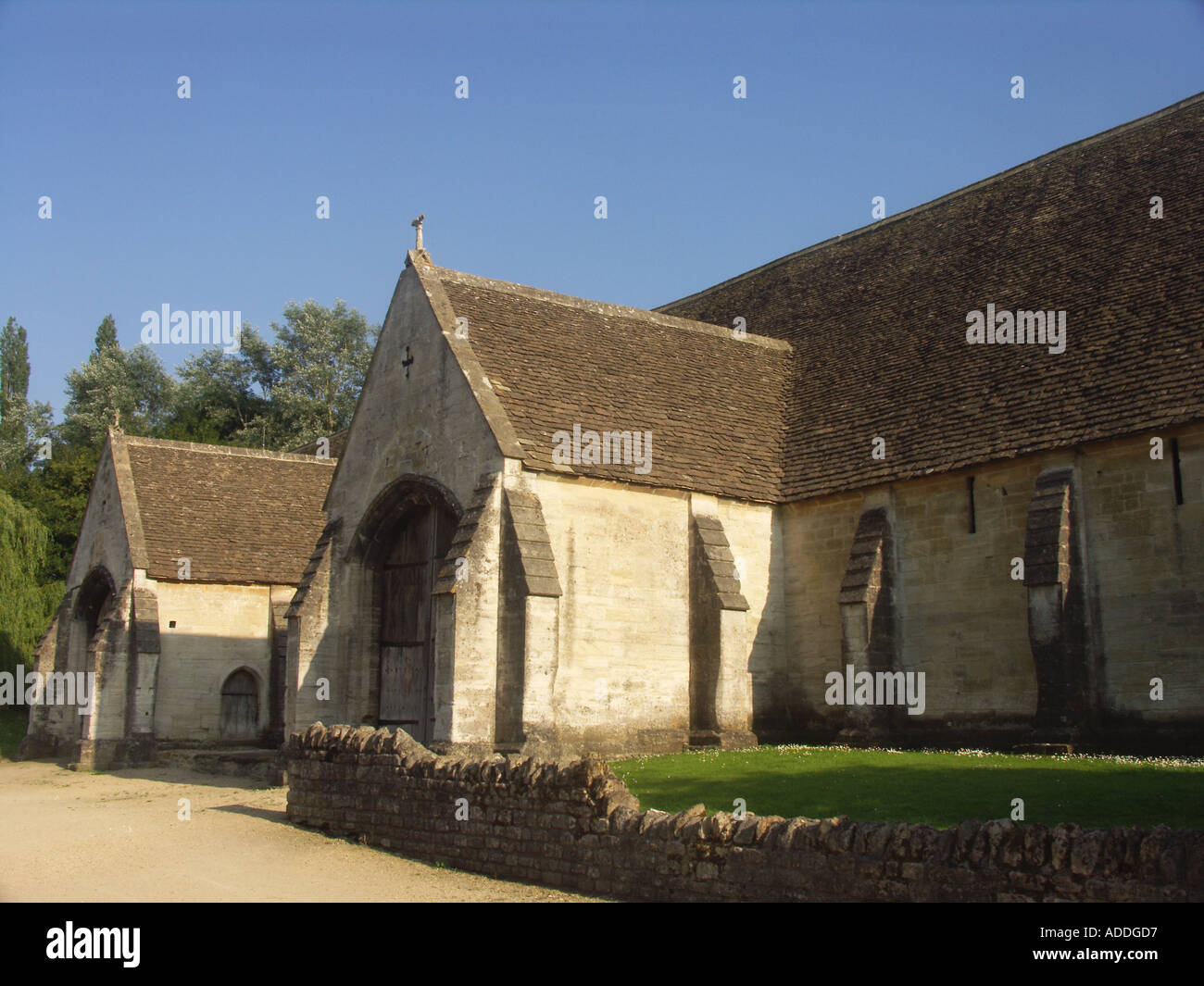 Fourteenth century tithe barn Bradford on Avon Wiltshire England Stock ...