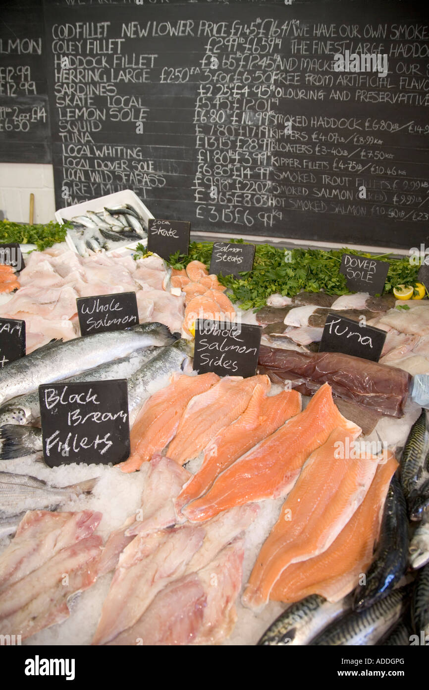 Whitstable fish market Kent England Stock Photo - Alamy