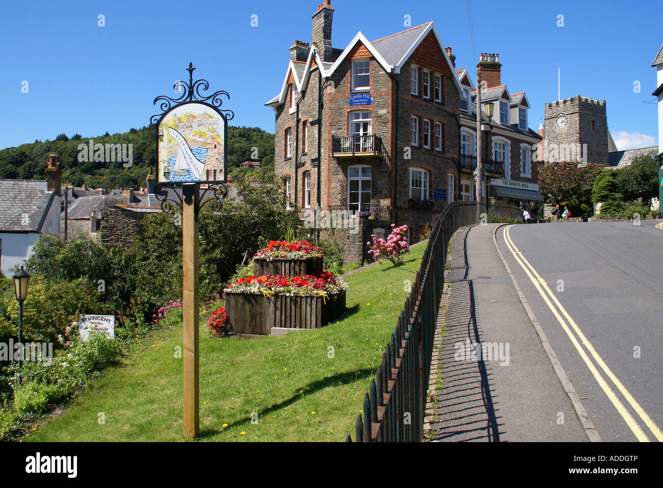 Lynton Devon England Stock Photo - Alamy