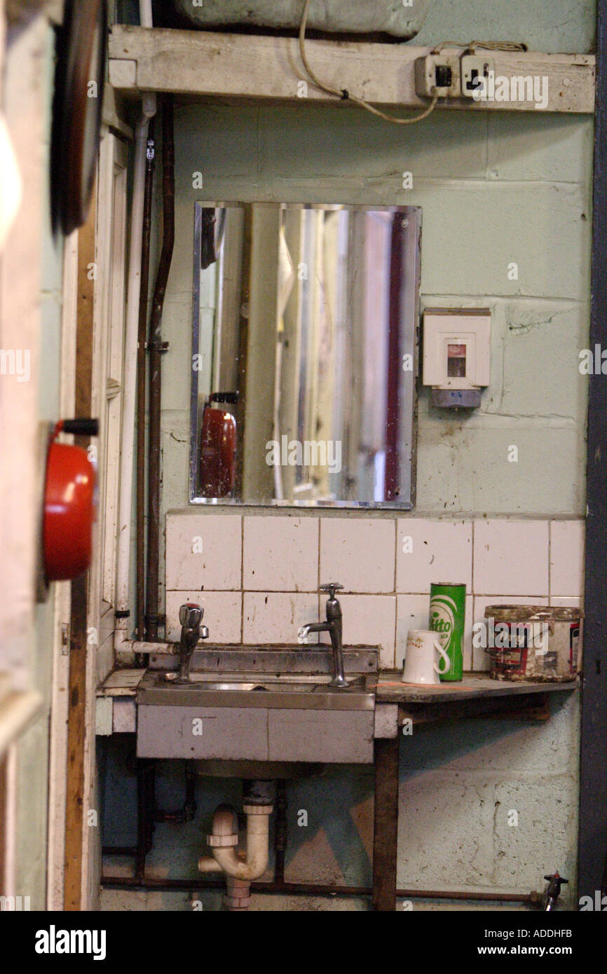 Workshop handwash station Stock Photo - Alamy