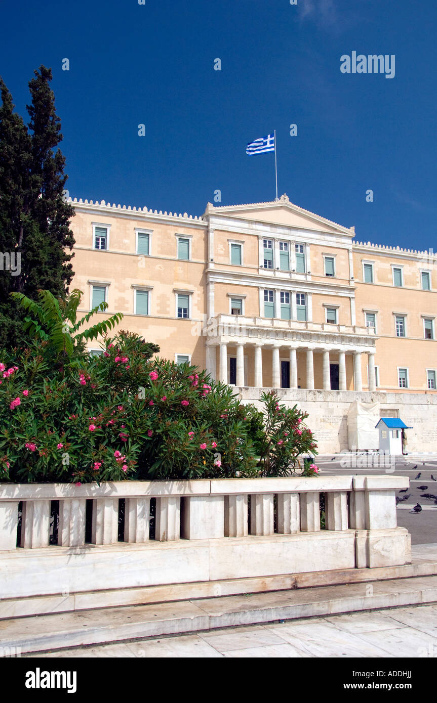 The national parliament buildings of Greece in Athens Greece Stock ...