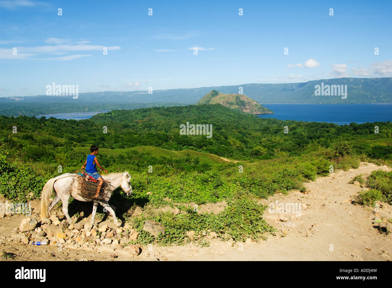 Philippines Luzon Talisay Town Lake Taal Horse Riding Tours on Taal ...