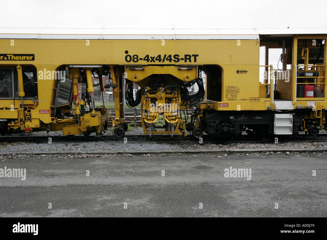 Rail cleaning machine hi-res stock photography and images - Alamy