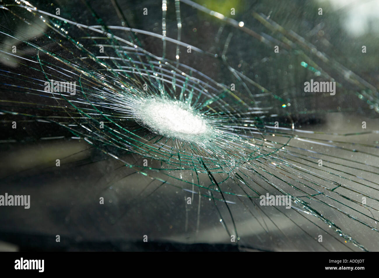 Cracked windscreen hi-res stock photography and images - Alamy