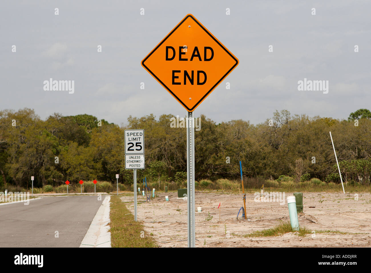 Dead End Street Sign Stock Photo - Alamy