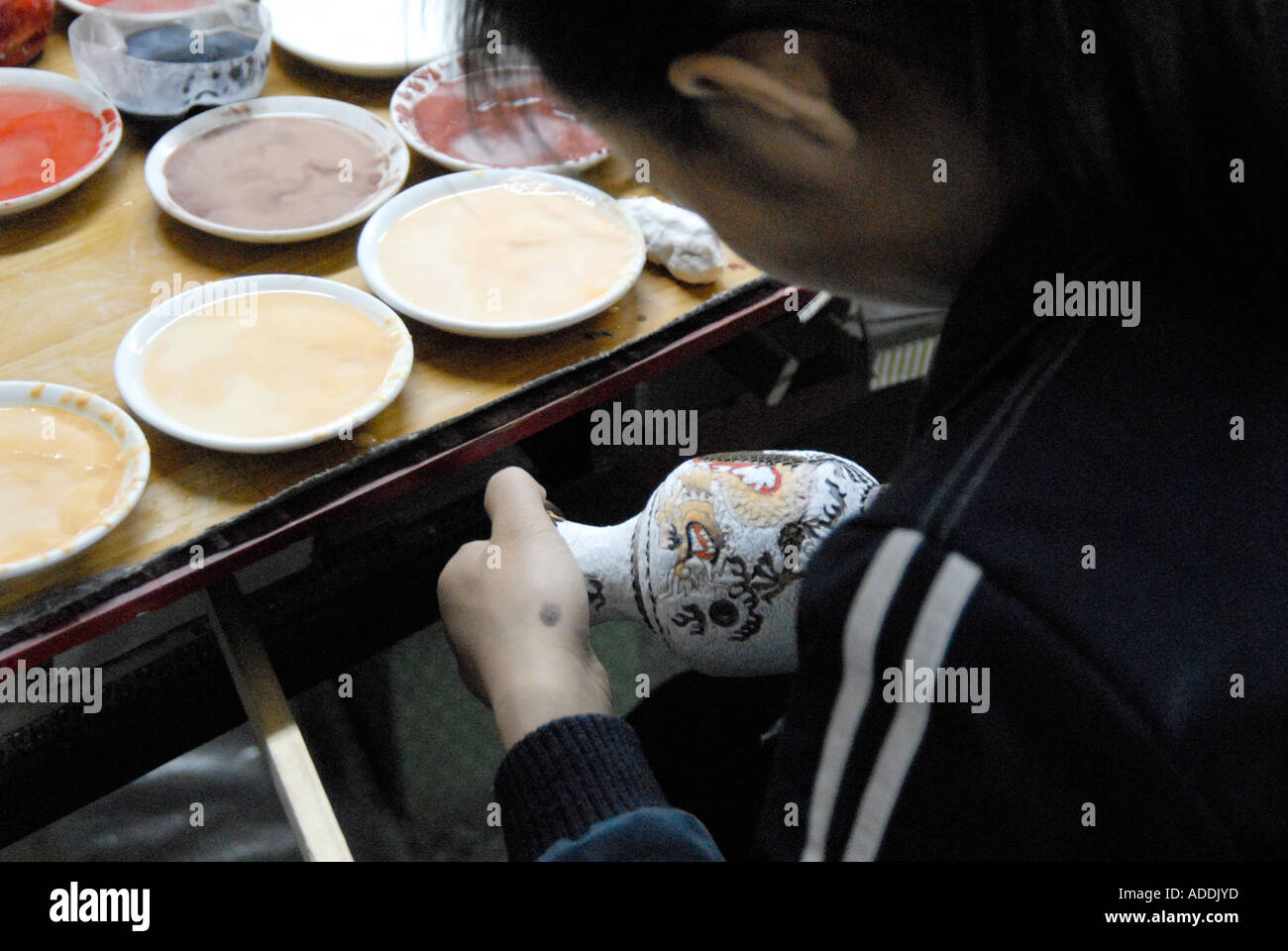 Beijing china cloisonne factory hi-res stock photography and images - Alamy