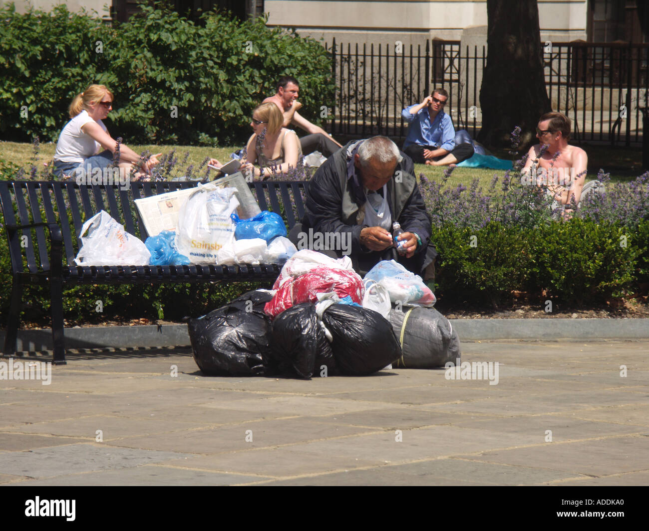 Homeless london man hi-res stock photography and images - Alamy