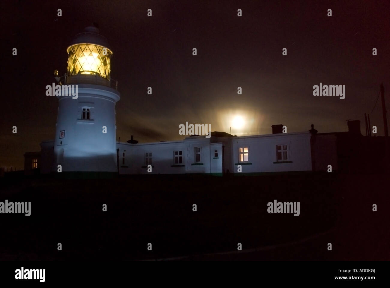 Pendeen Watch Lighthouse Stock Photo - Alamy