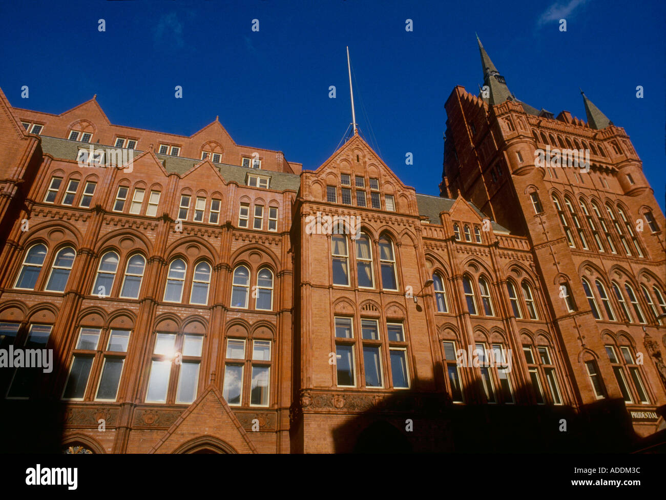 Red brick building St Pancras Kings Cross London Stock Photo - Alamy