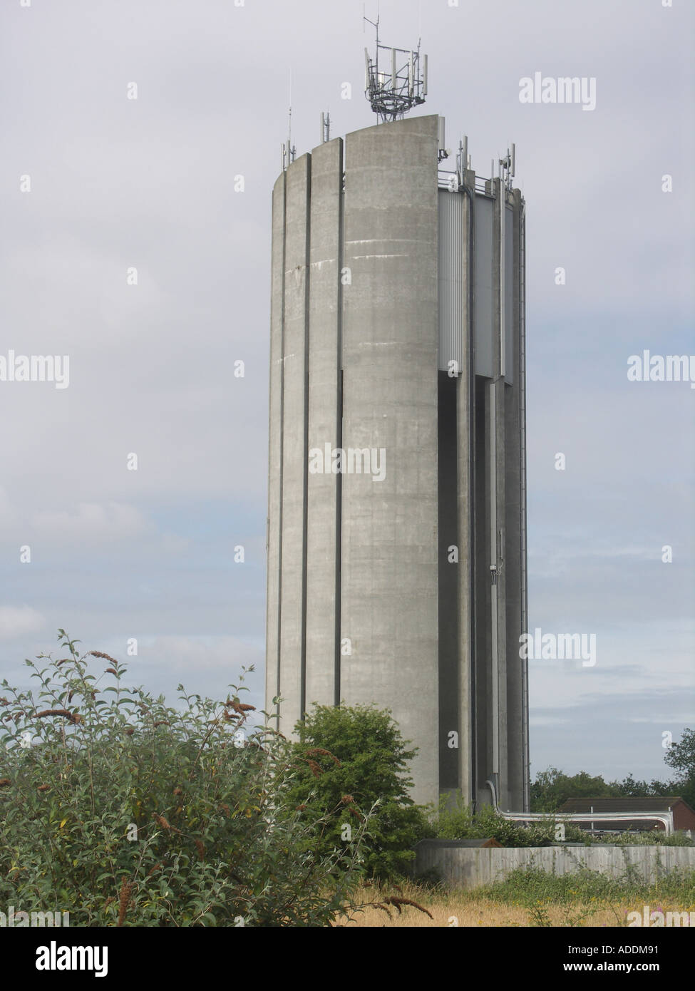 Concrete water tower Rushmere Heath Suffolk England Stock Photo - Alamy