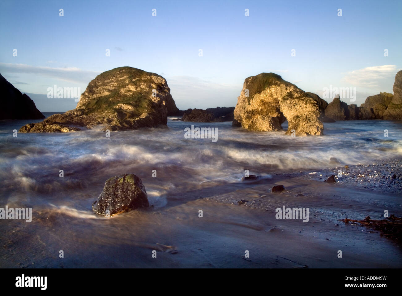 Volcanic arch, Ballintoy Co Antrim Stock Photo - Alamy