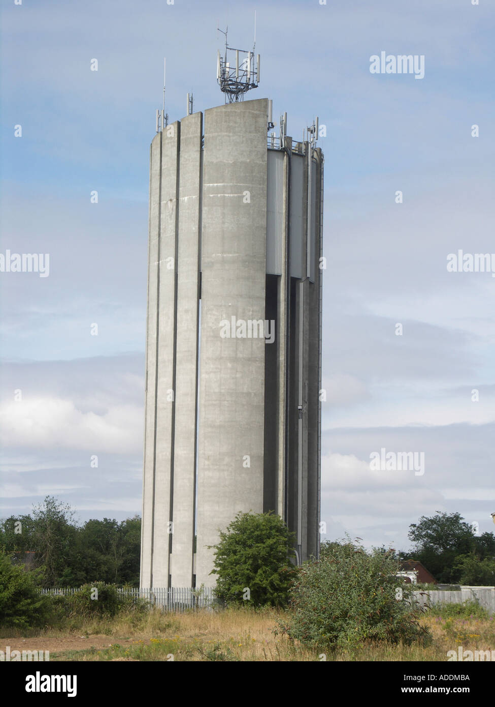 Concrete water tower Rushmere Heath Suffolk England Stock Photo - Alamy