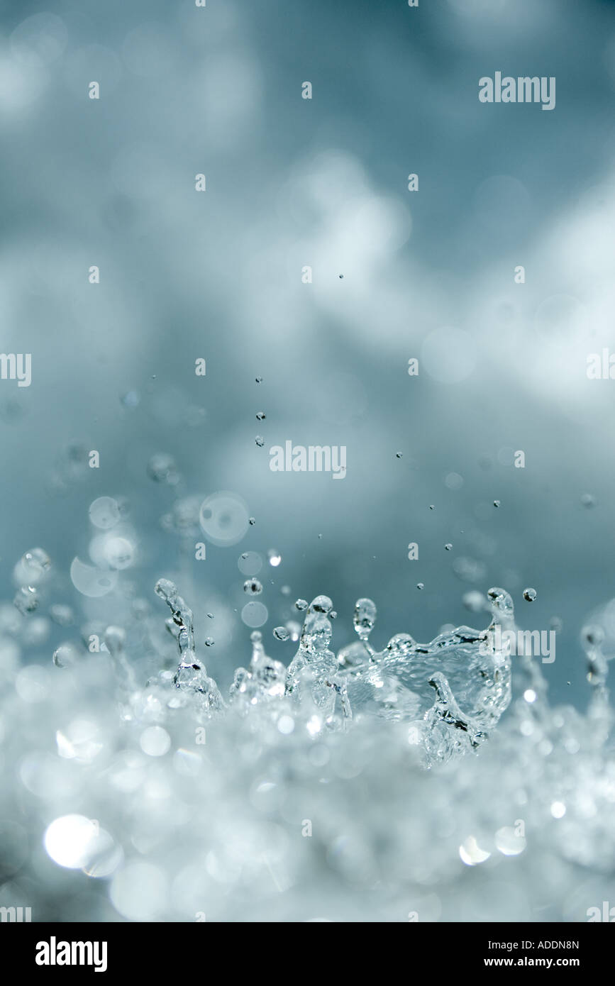Water splashing, extreme close-up Stock Photo - Alamy