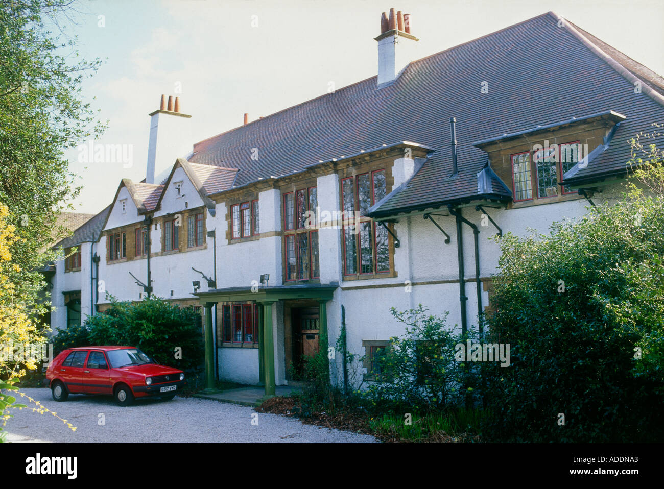 front of Voysey designed Edwardian house Streatham London Stock Photo ...