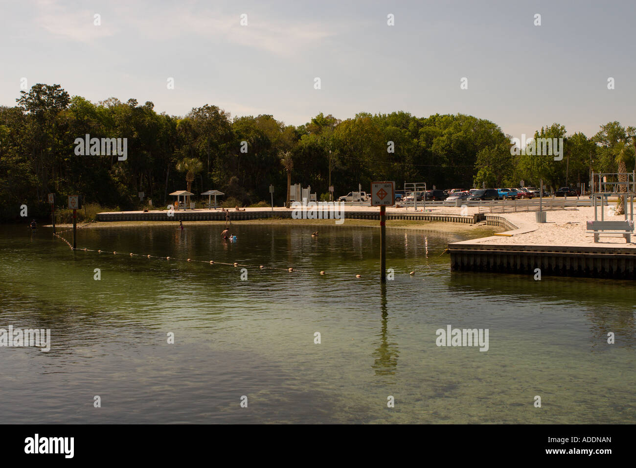 River Recreation Area with Sand and Water Amenities Stock Photo - Alamy
