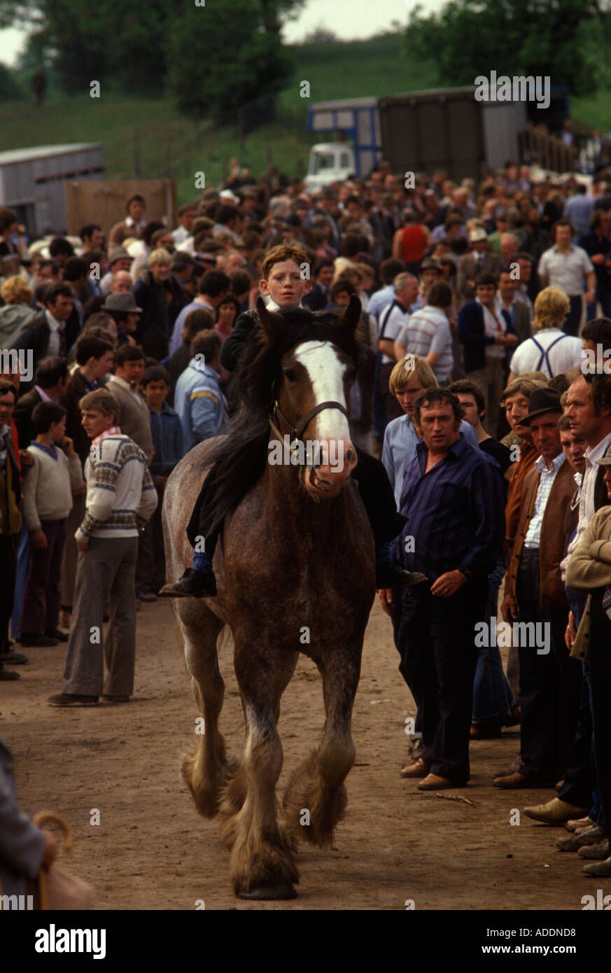 1980s Appleby Gypsy Fair Appleby in Westmorland Cumberland teen boy ...
