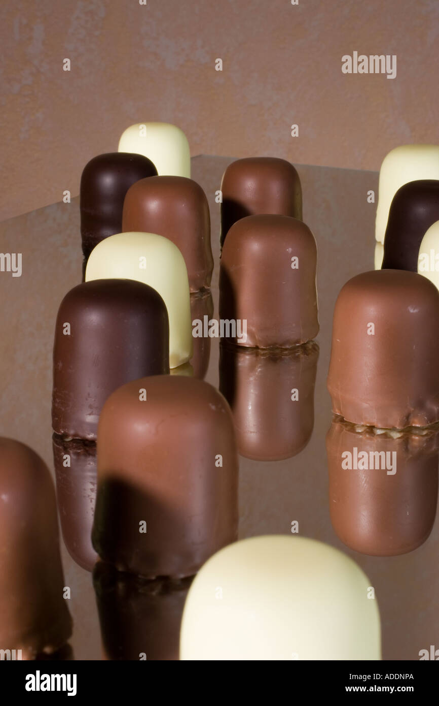 Schokolade foamy chocolate Negerkuss Stock Photo - Alamy
