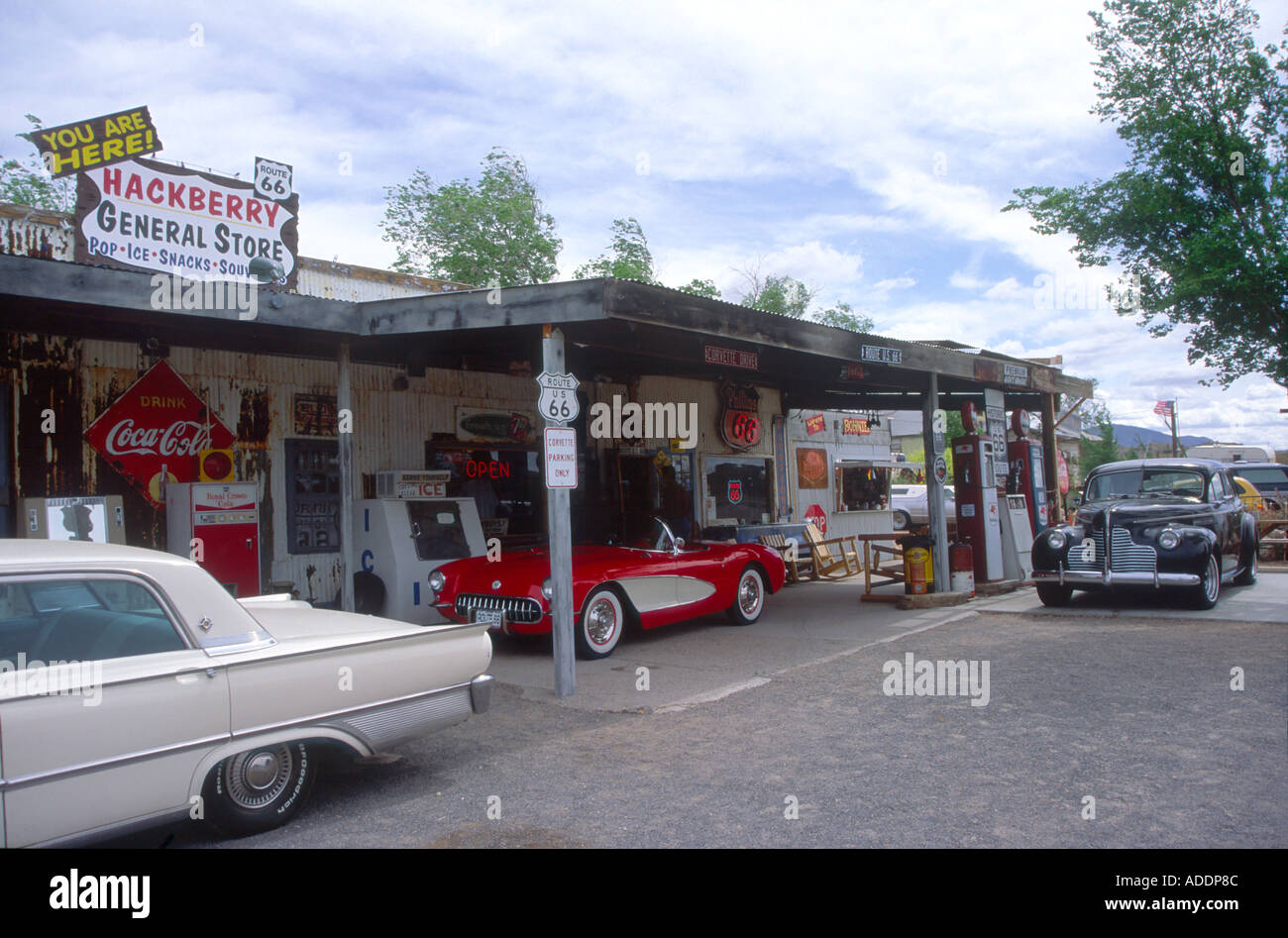 Hackberry general store and gas station on route 66 Arizona USA Stock ...