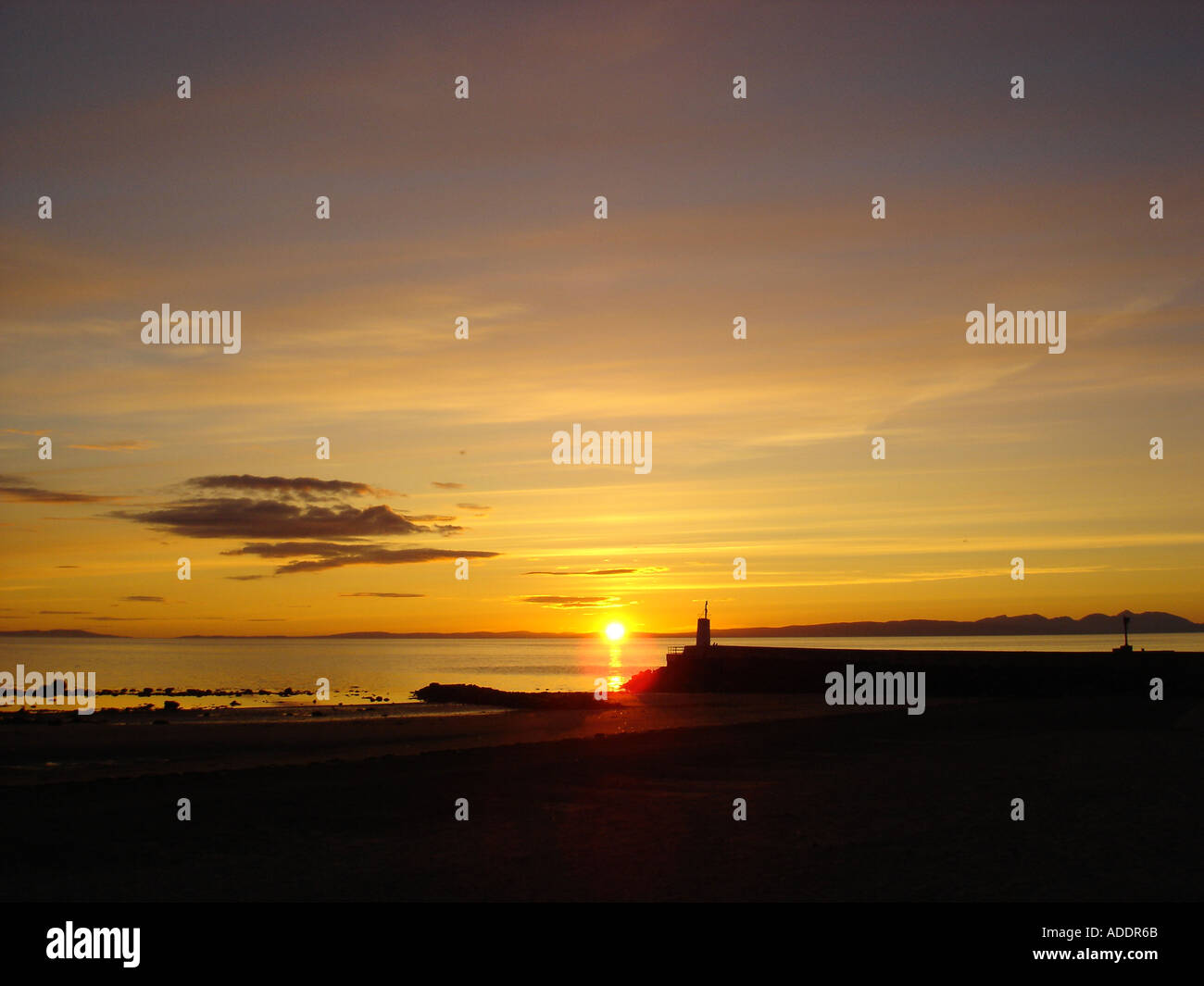 Girvan sunset hi-res stock photography and images - Alamy