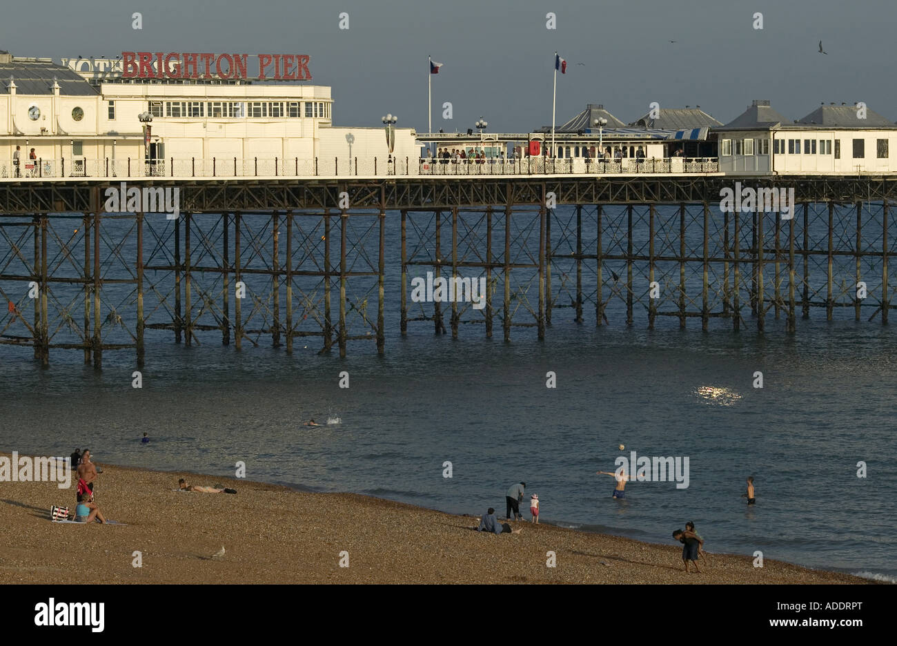 Brighton Pier in Summer Stock Photo - Alamy