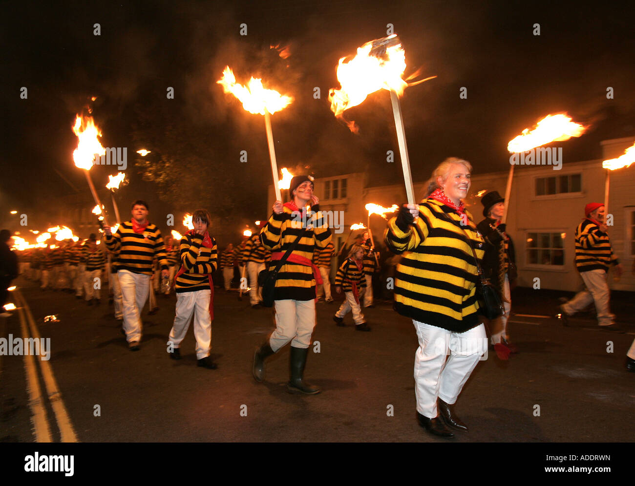 Lewes Bonfire Night Parade Stock Photo - Alamy