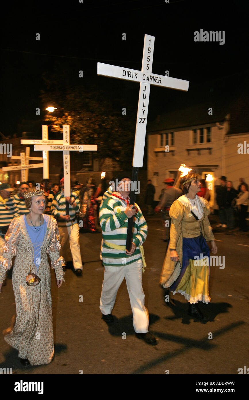 Lewes Bonfire Night Parade Stock Photo - Alamy