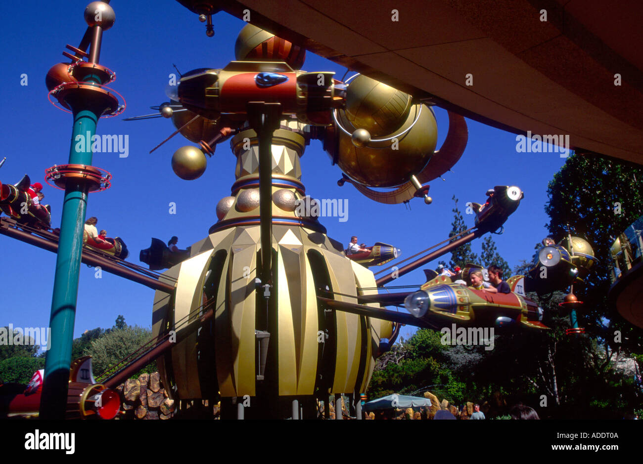 Roundabout type ride Disneyland Anaheim California USA Stock Photo - Alamy