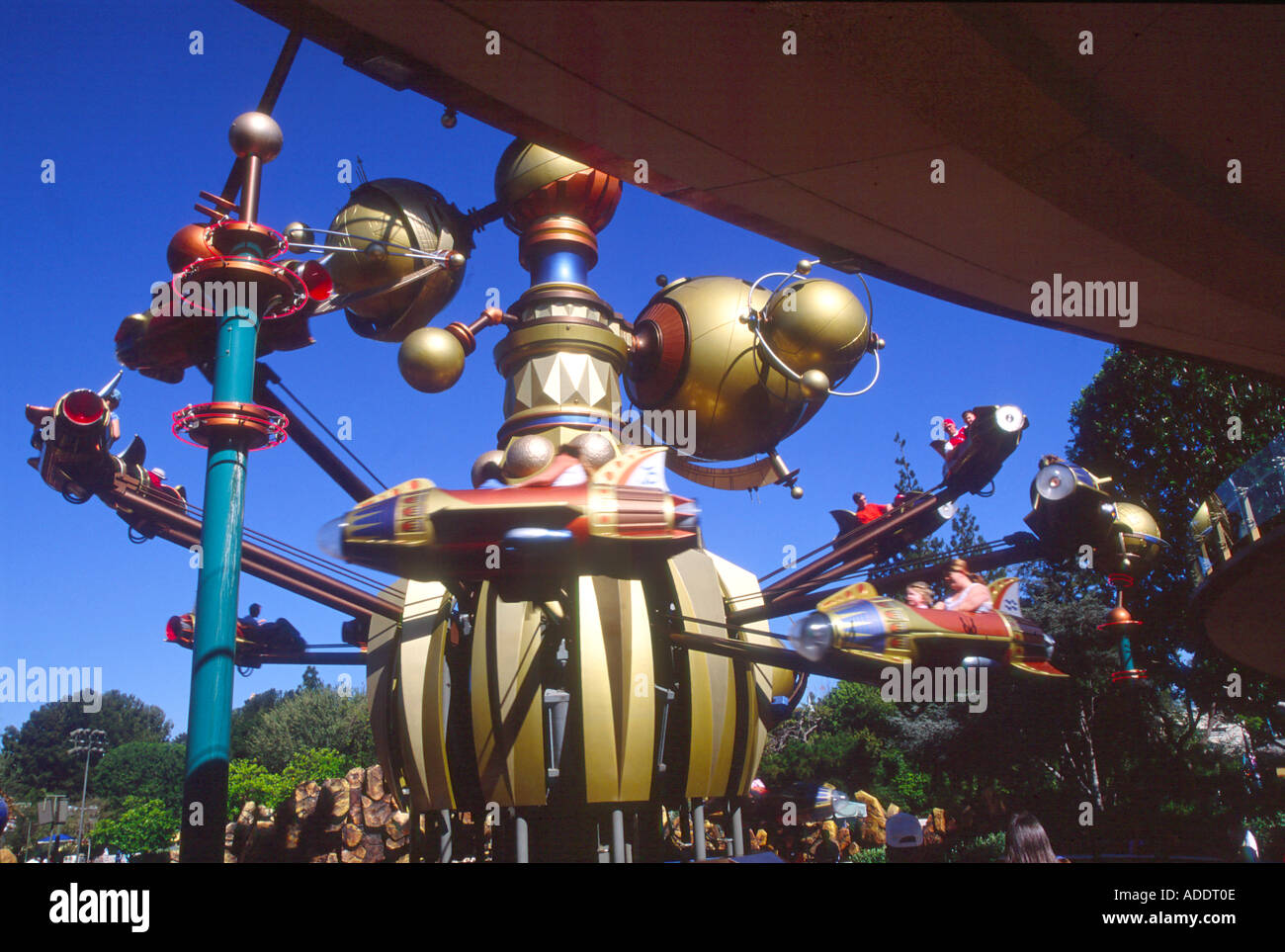 Roundabout type ride Disneyland Anaheim California USA Stock Photo - Alamy