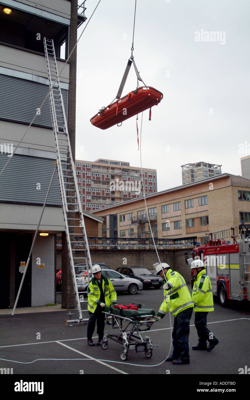 Fire rescue stretcher uk hi-res stock photography and images - Alamy