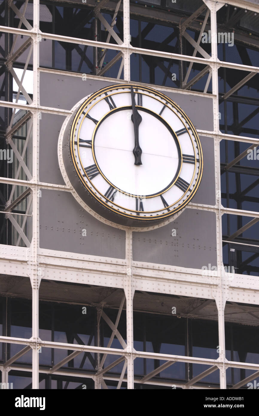 Clock on Manchester Central Convention Complex, former G Mex centre in ...