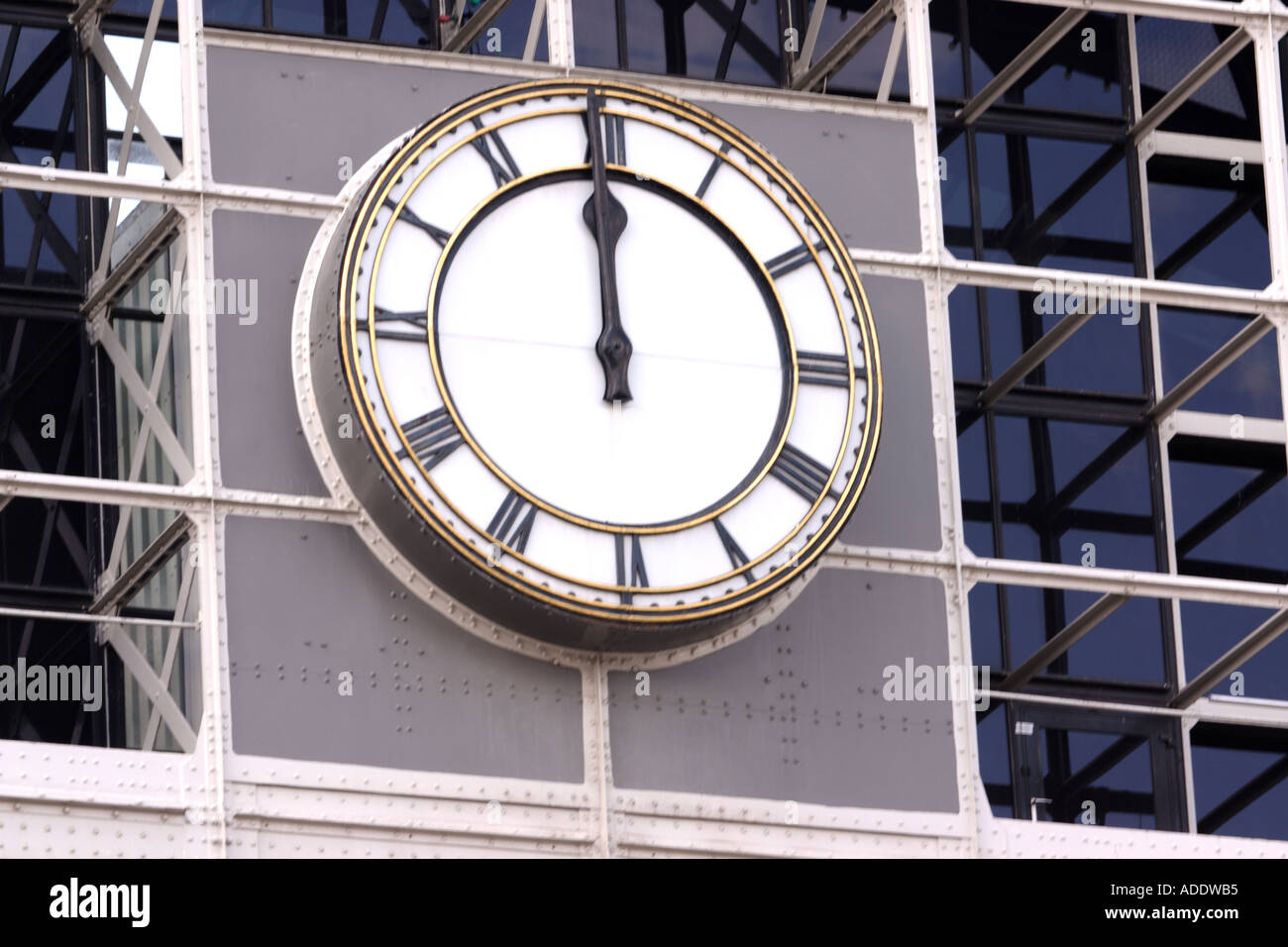 Clock on Manchester Central Convention Complex, former G Mex Centre in ...