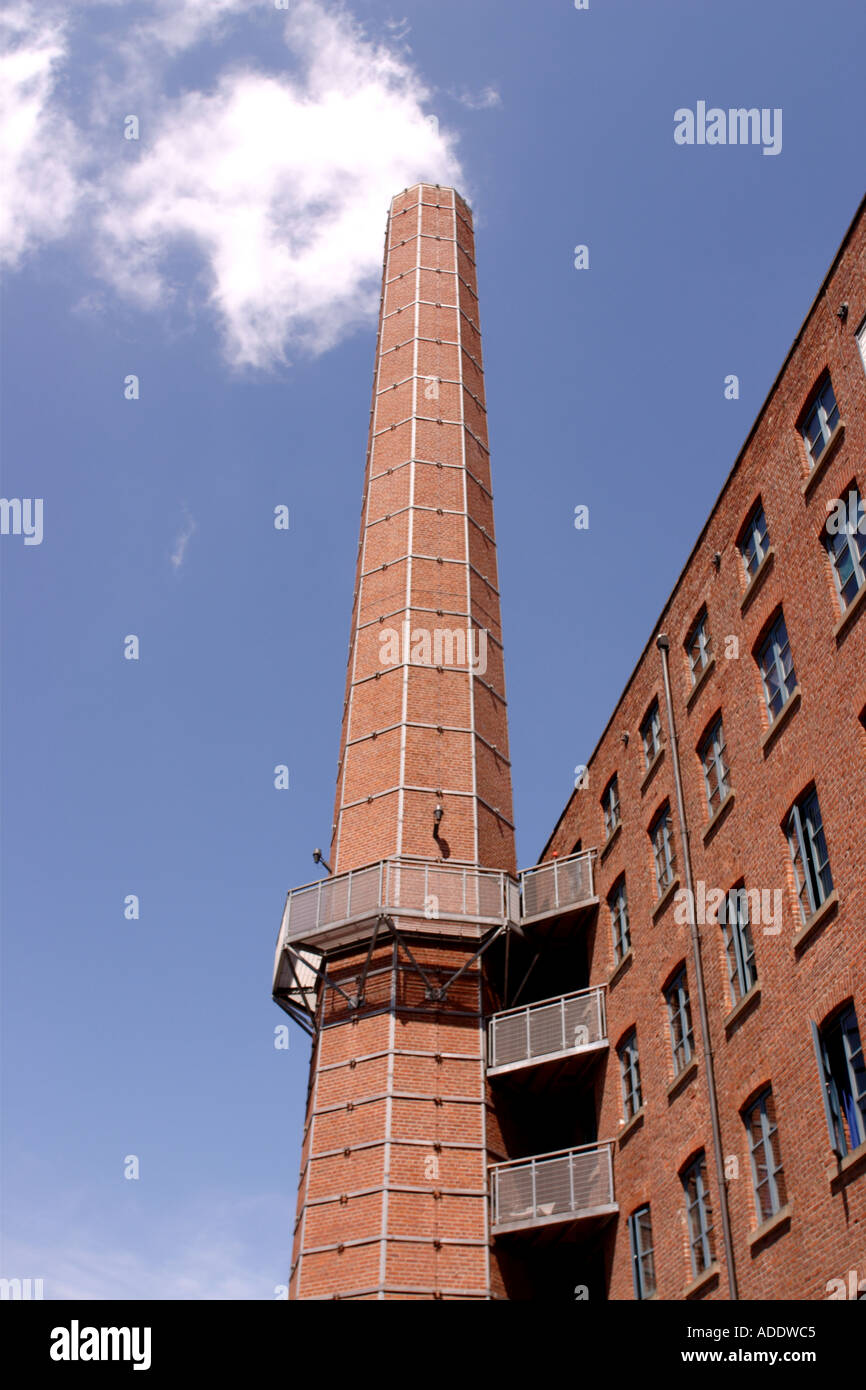 Chimney at Chorlton New Mills Manchester UK Stock Photo - Alamy