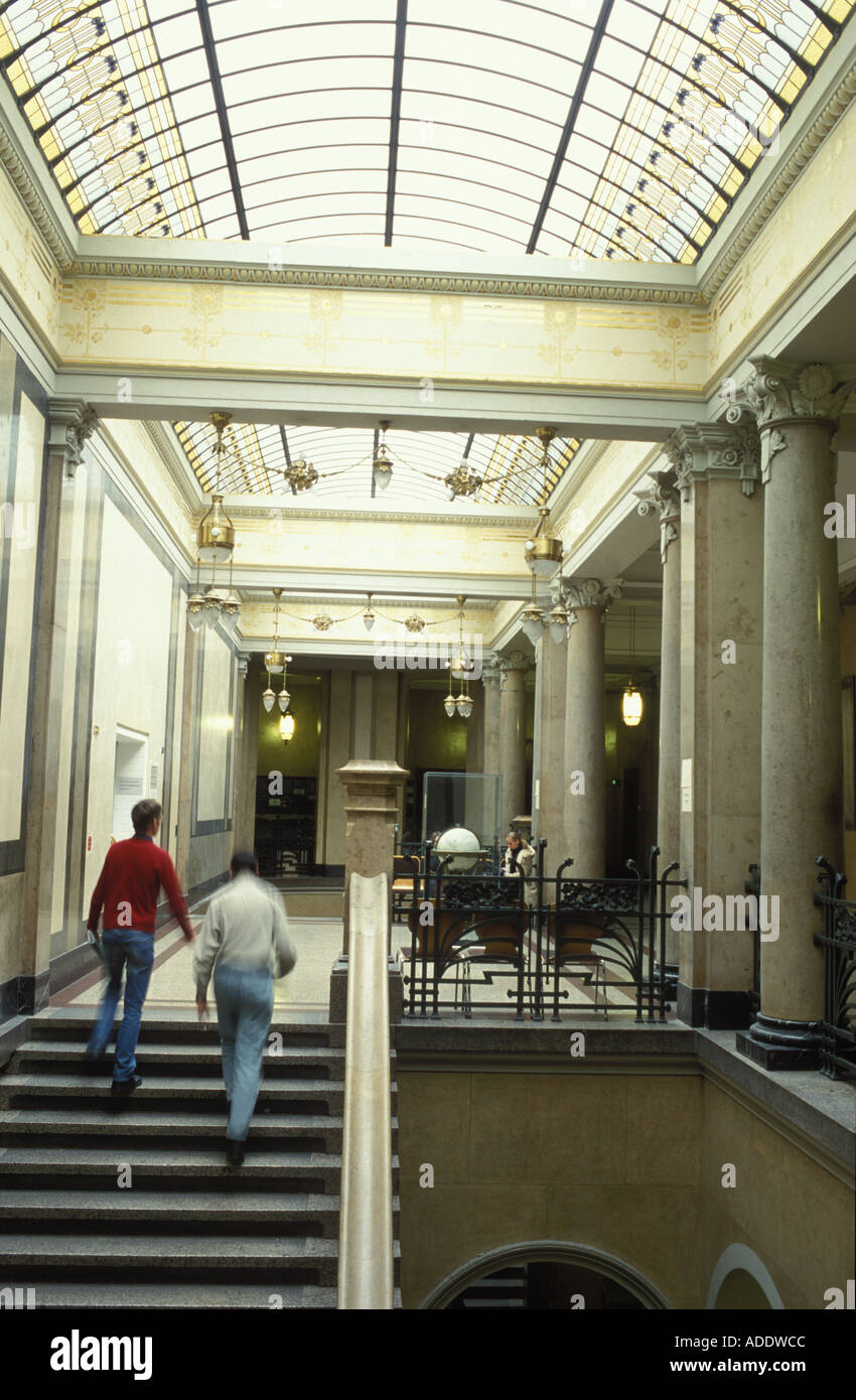 Interior view of the university library Heidelberg Germany Stock Photo ...