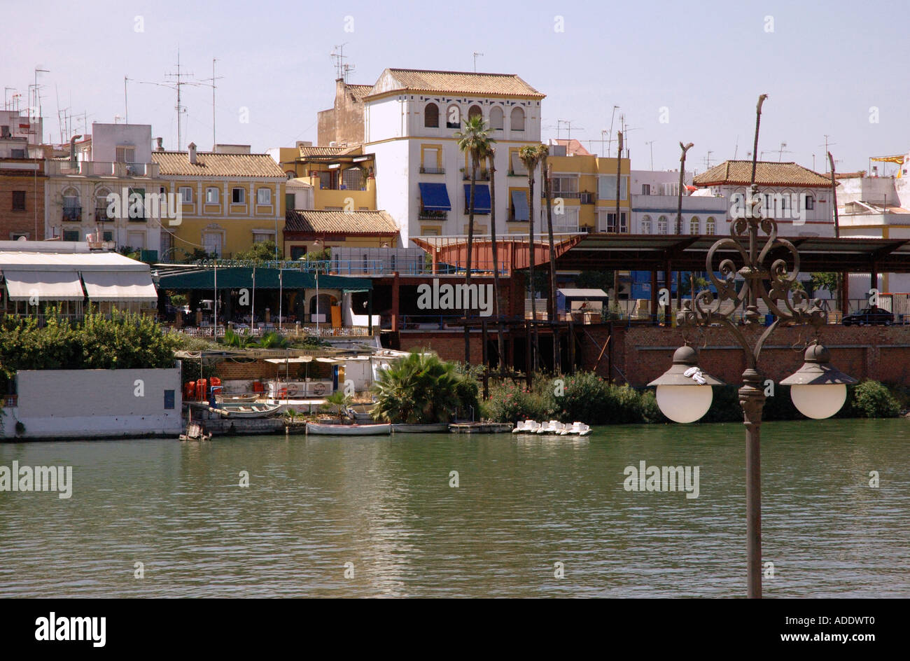 Promenade at the river rio guadalquivir hi-res stock photography and ...