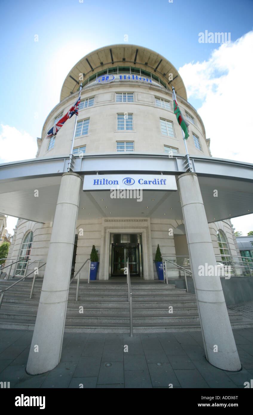Hilton Hotel Cardiff Wales UK Welsh Capitol City Stock Photo - Alamy