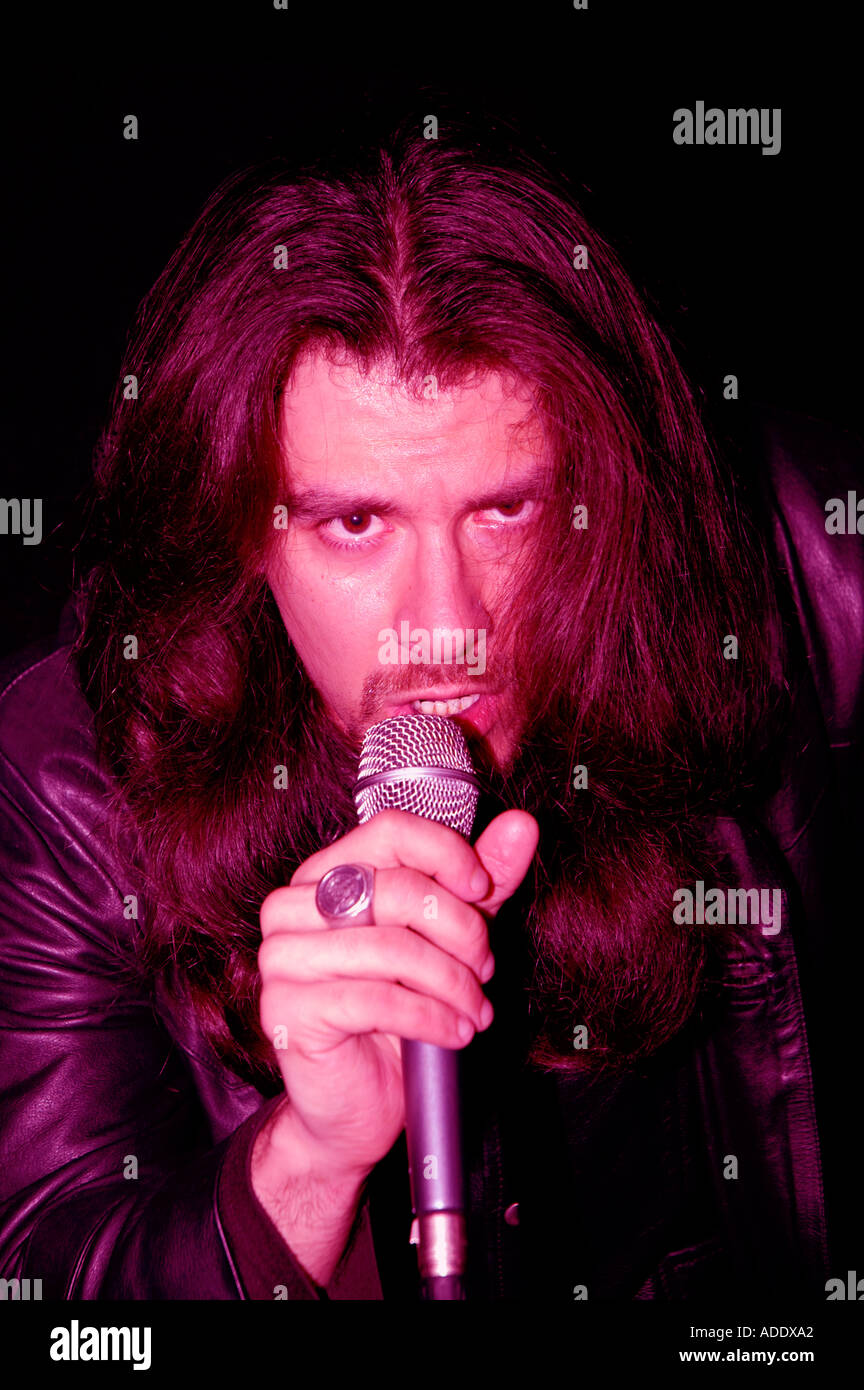 The singer of the Greek Goth band Opened Paradise at the Beyond the ...